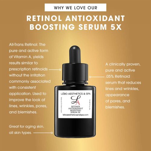 Retinol Antioxidant Boosting Serum 5x - Lébo Aesthetics & Spa